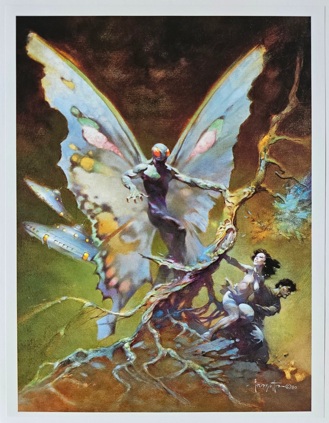 Frank Frazetta Flying Demon Fantasy Art 1999 Vintage Book - Etsy