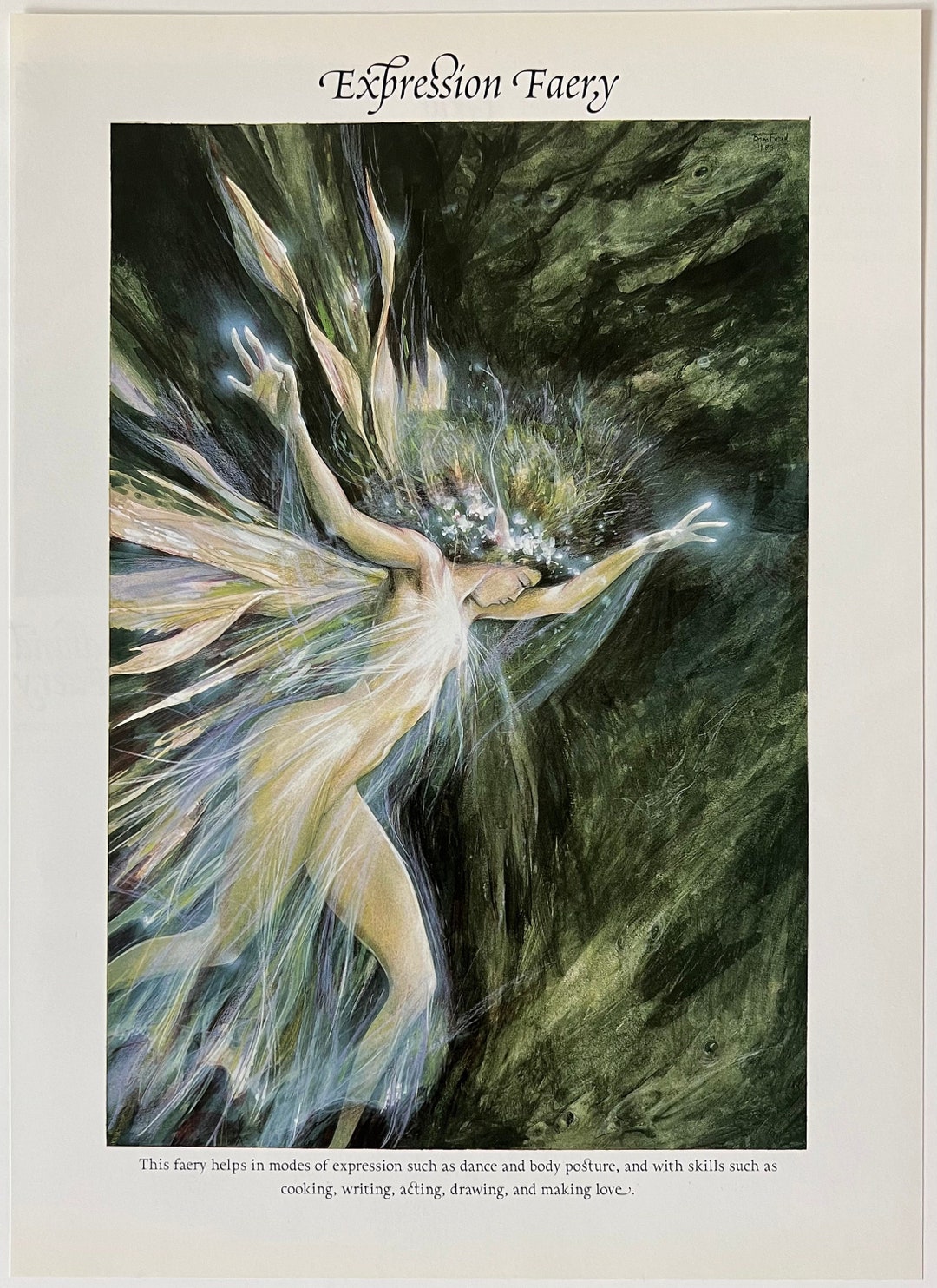 Expression Faery Brian Froud Faeries Fairy 2000 Vintage - Etsy