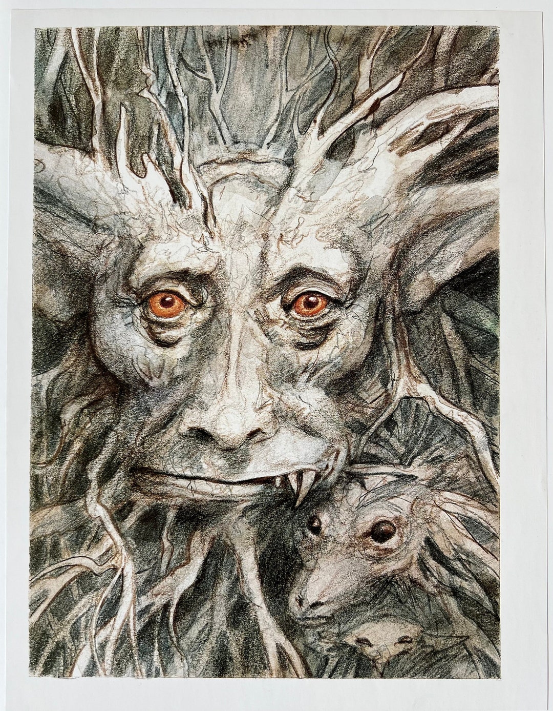 Oak Men Brian Froud Faeries Fairy 2000 Vintage Book Print - Etsy
