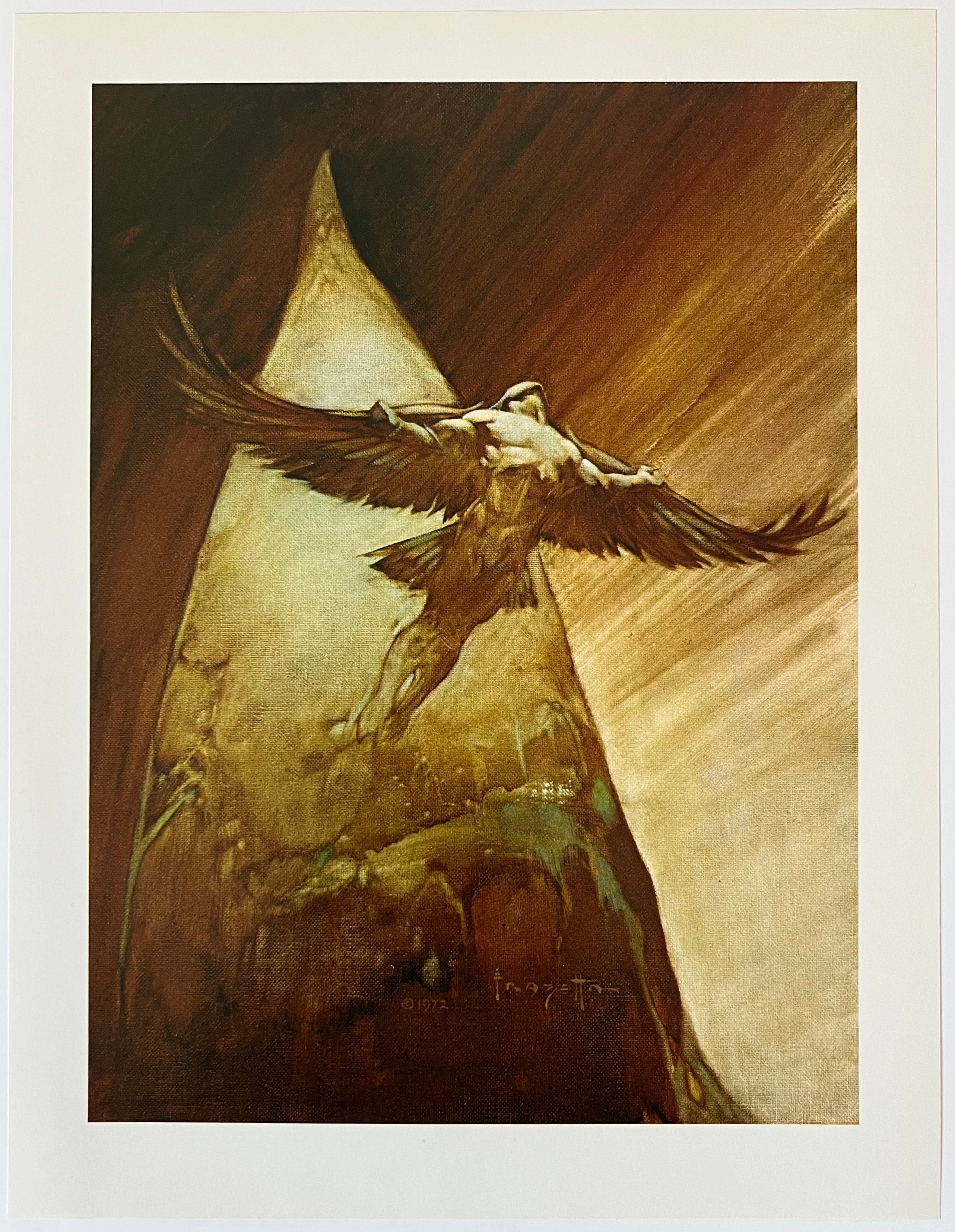 Frank Frazetta Birdman Fantasy Art 1977 Vintage Book Print - Etsy Canada