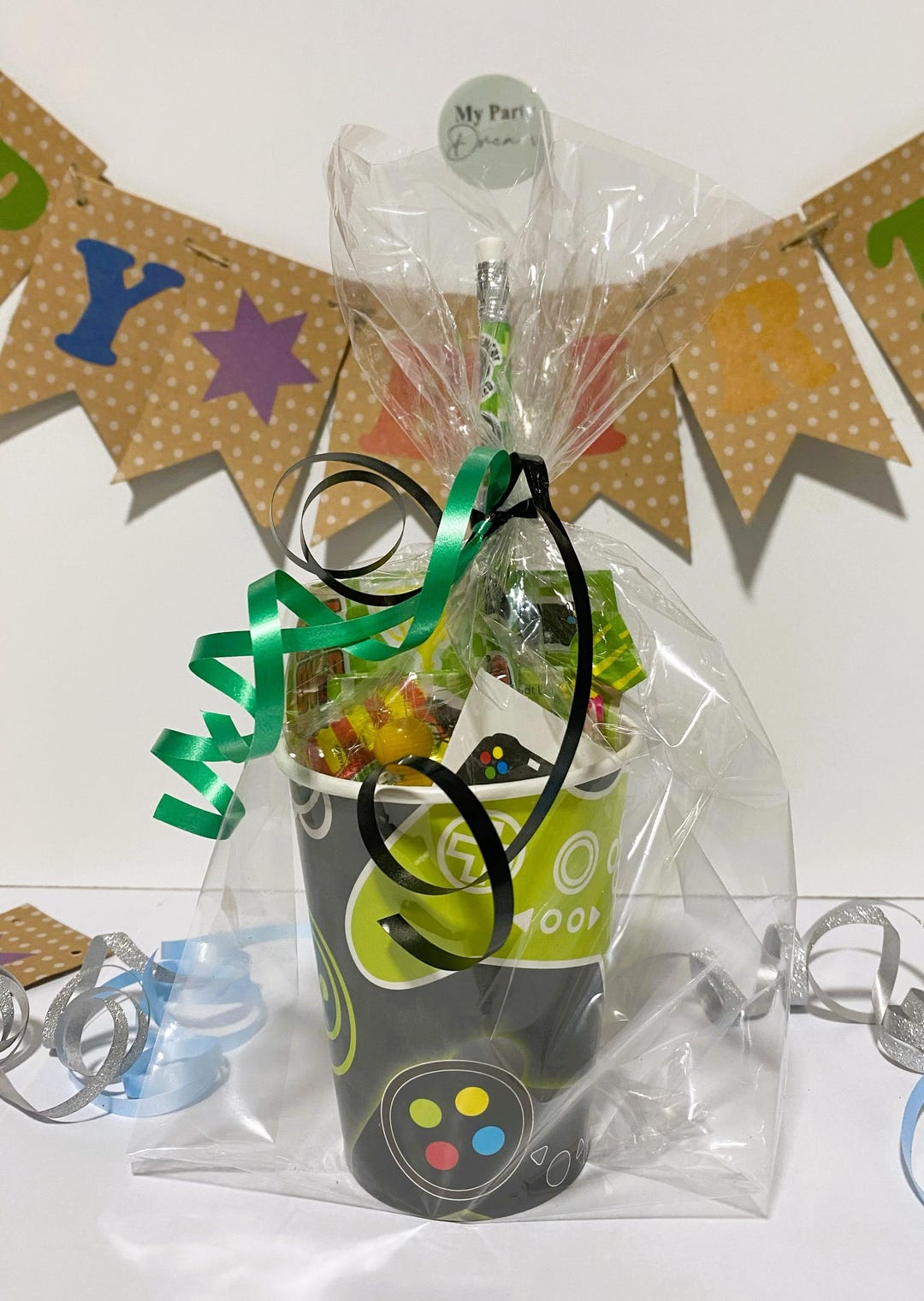 Gaming Prefilled Paper Party Cups Great Alternative to Party Bags ...