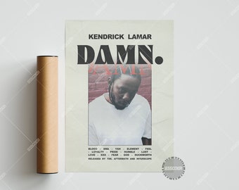 Damn Album Cover Art - Etsy