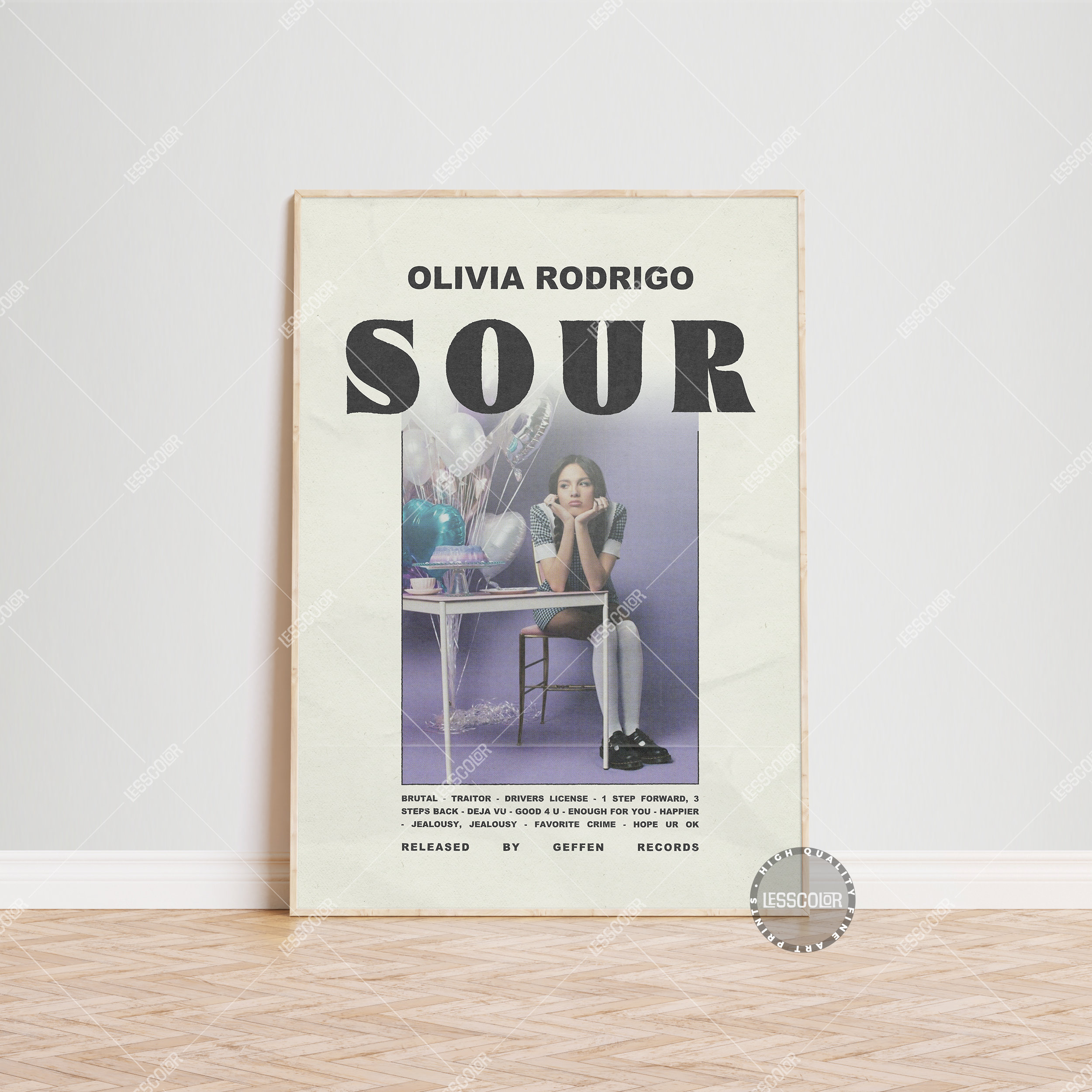 Olivia Rodrigo Posters / Sour Poster / Album Cover Poster, Poster Print ...