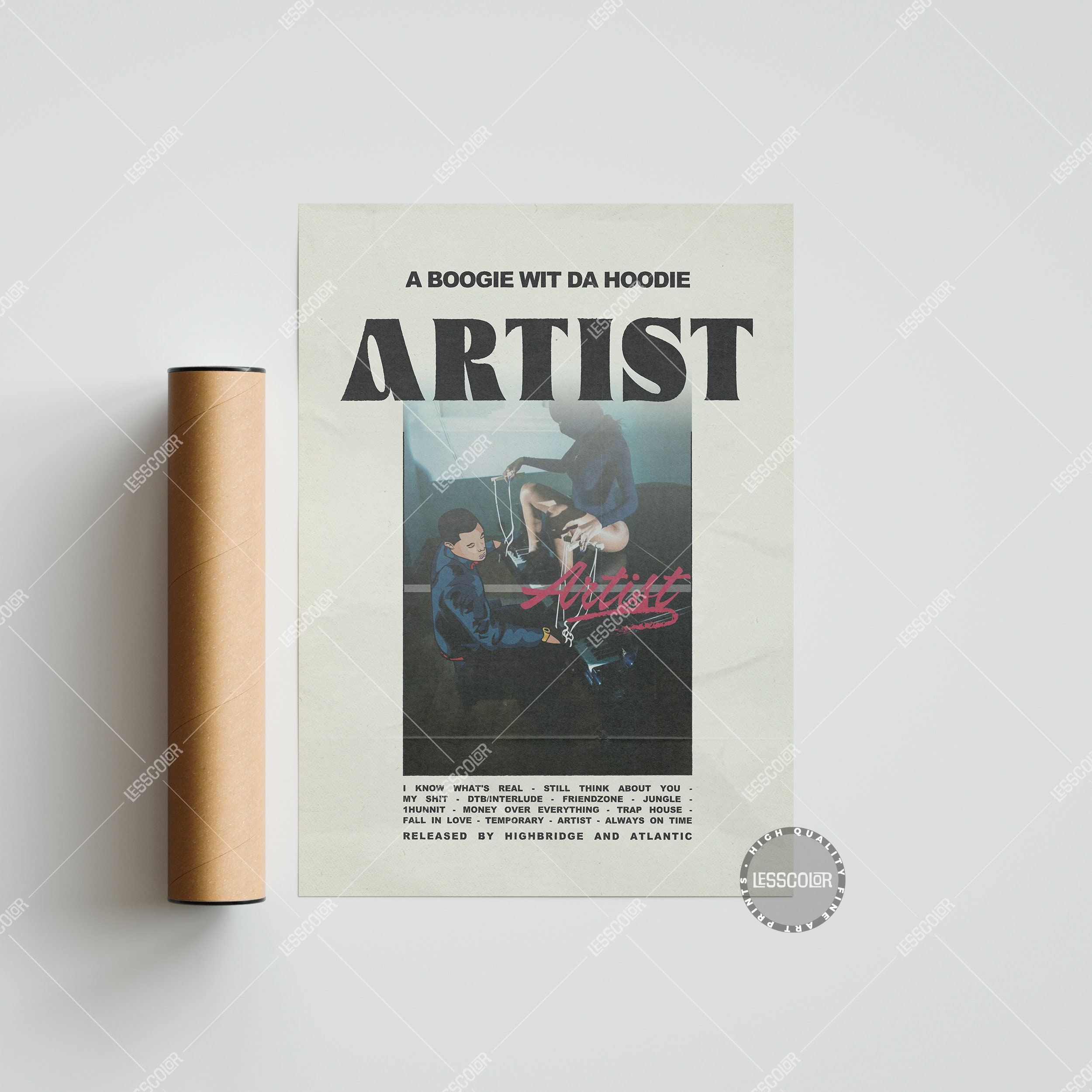 A boogie Wit da Hoodie Posters / Artist Poster, Album Cover Poster sold ...