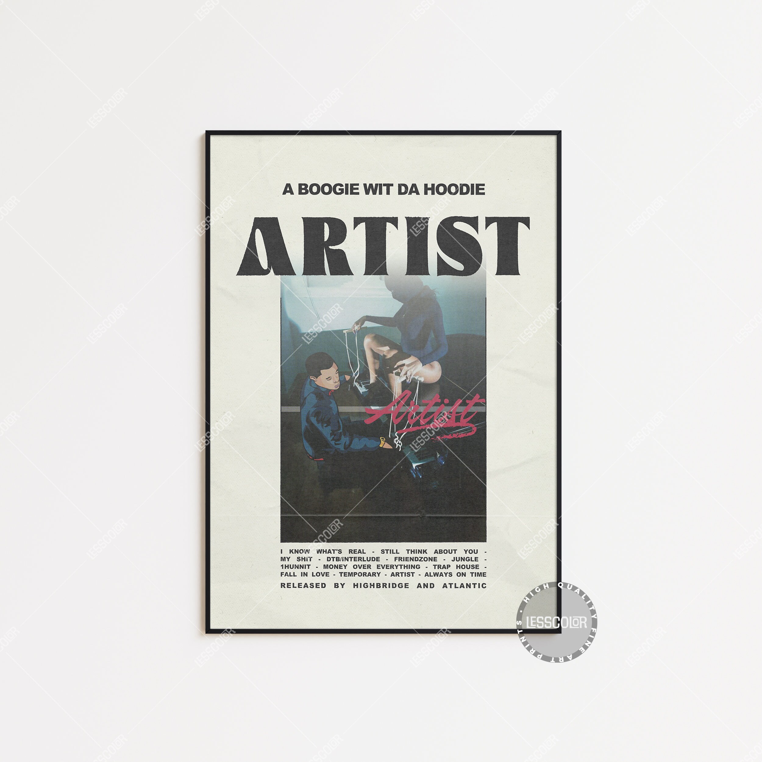 A boogie Wit da Hoodie Posters / Artist Poster, Album Cover Poster sold ...