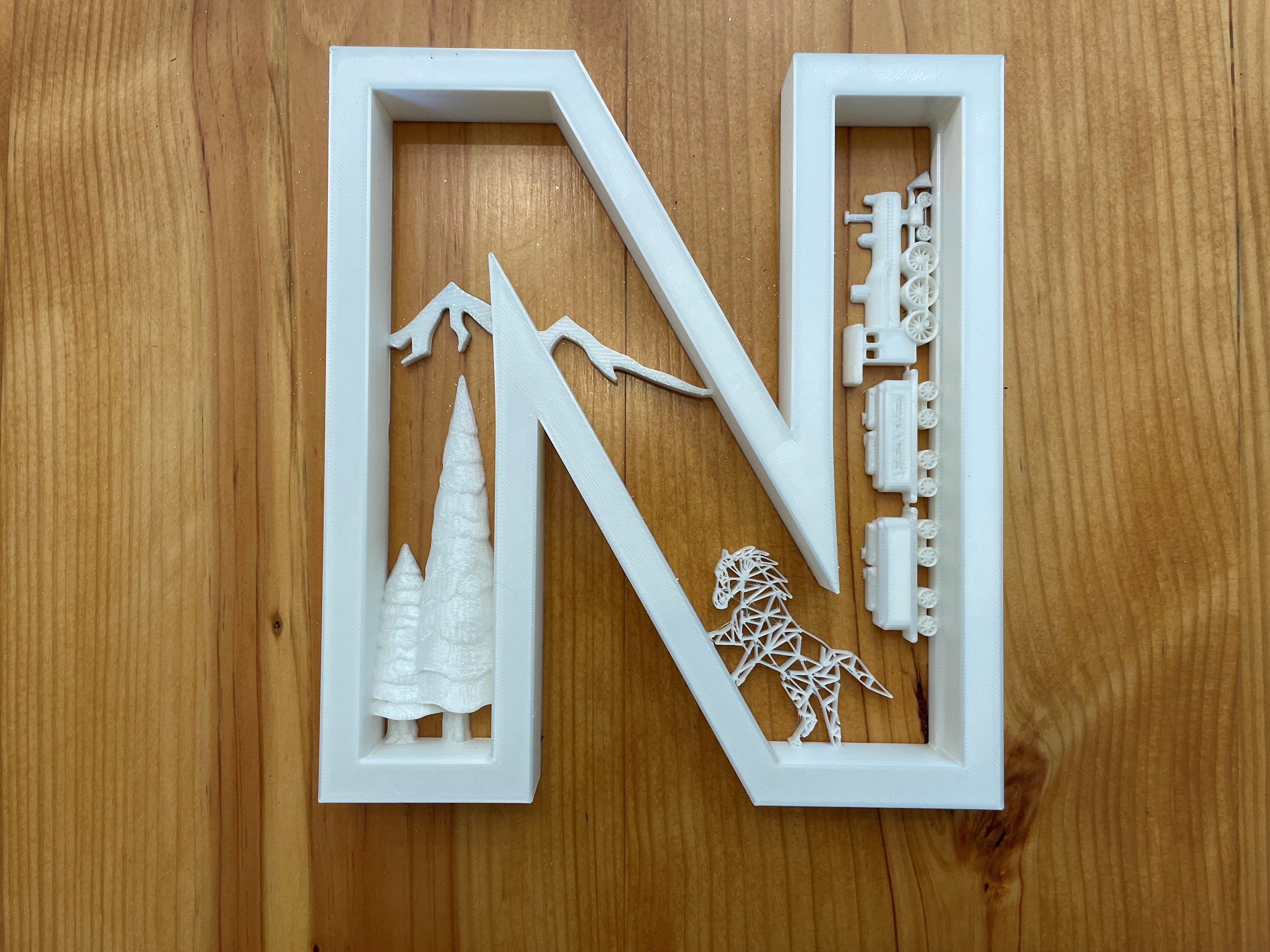 Nevada State Themed Decor Letters, 3D Printed, House Warming Gift, Wall ...