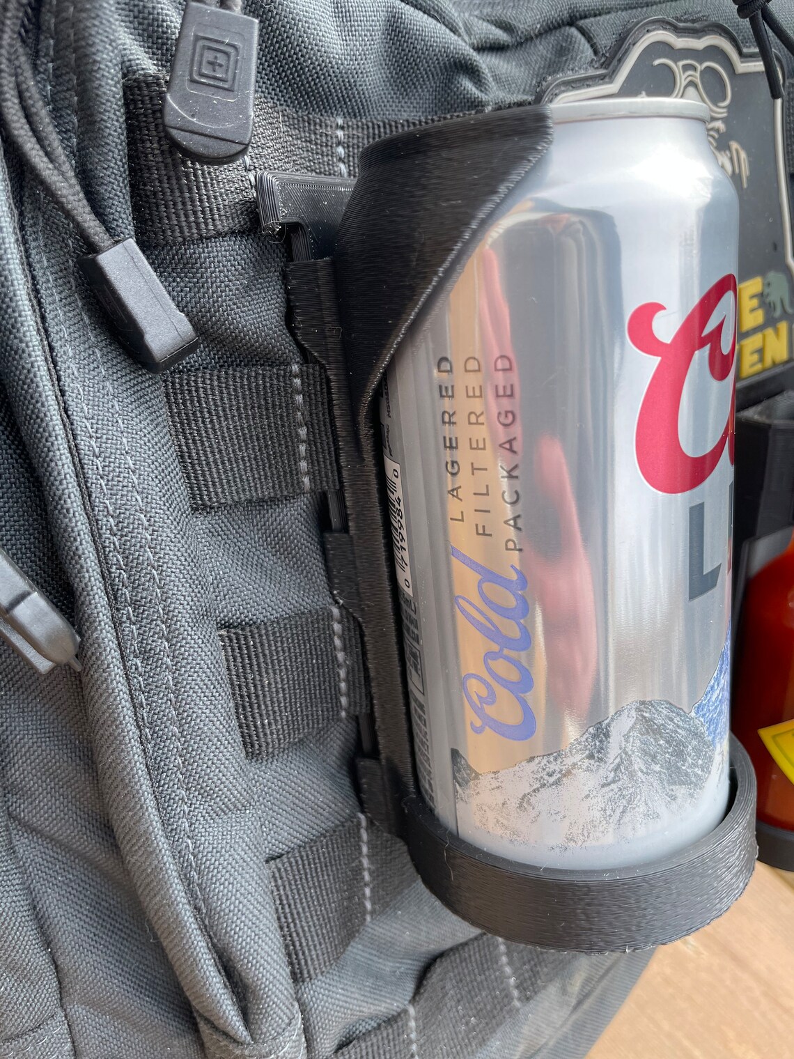 3D Printed Tactical Beer Holster / Holder, MOLLE Attachment, Tacticool ...