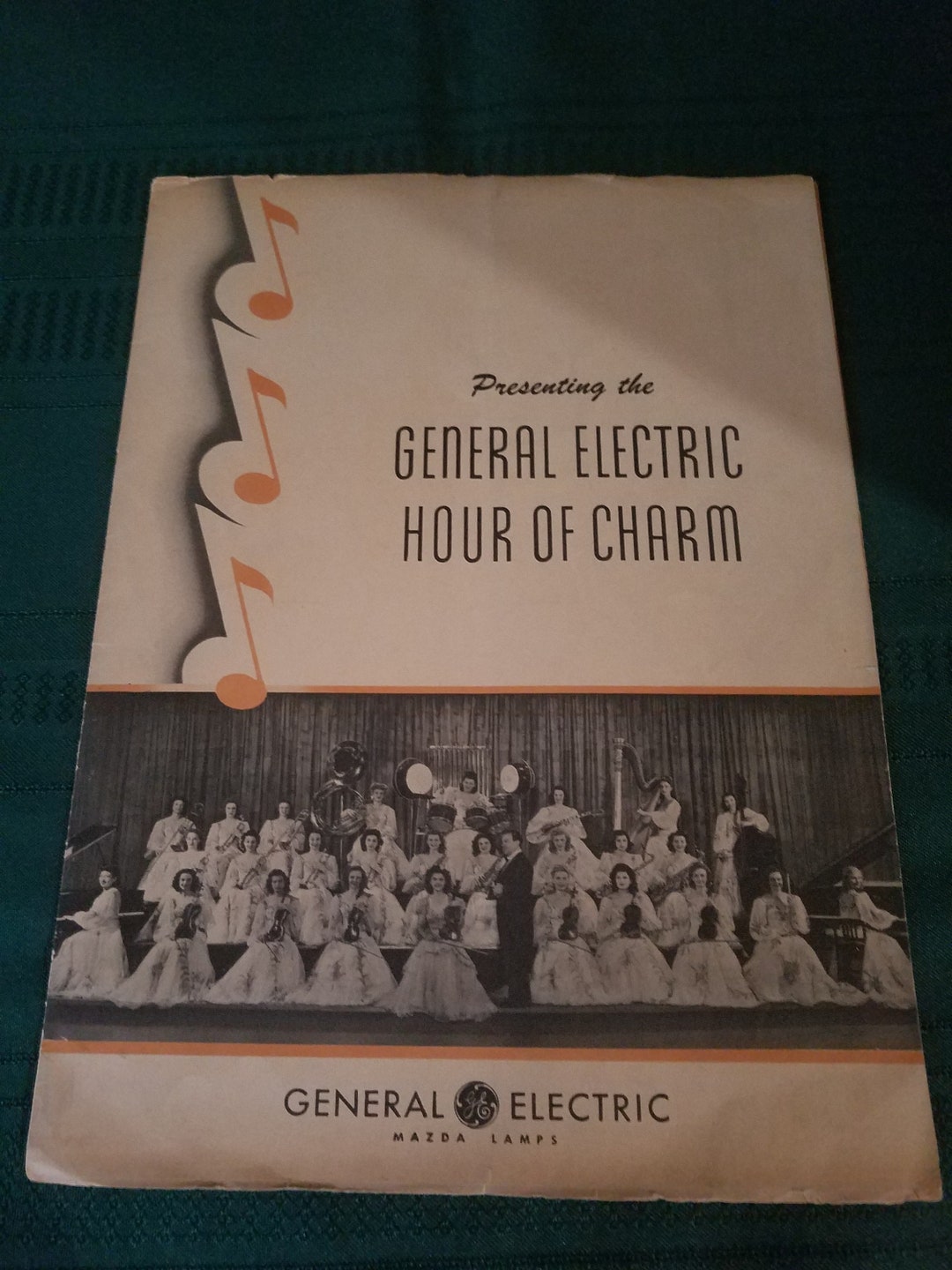 1940's Commemorative Program From General Electric Hour of - Etsy