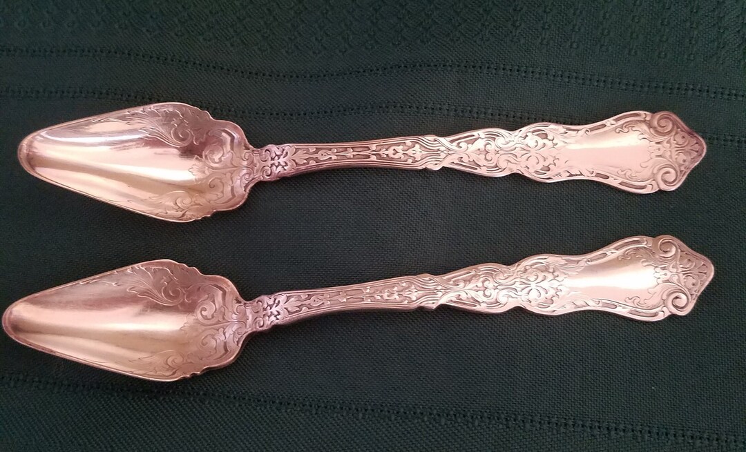 Rogers Alhambra Pattern Silver Plate Fruit Spoons (set of 2) - Etsy