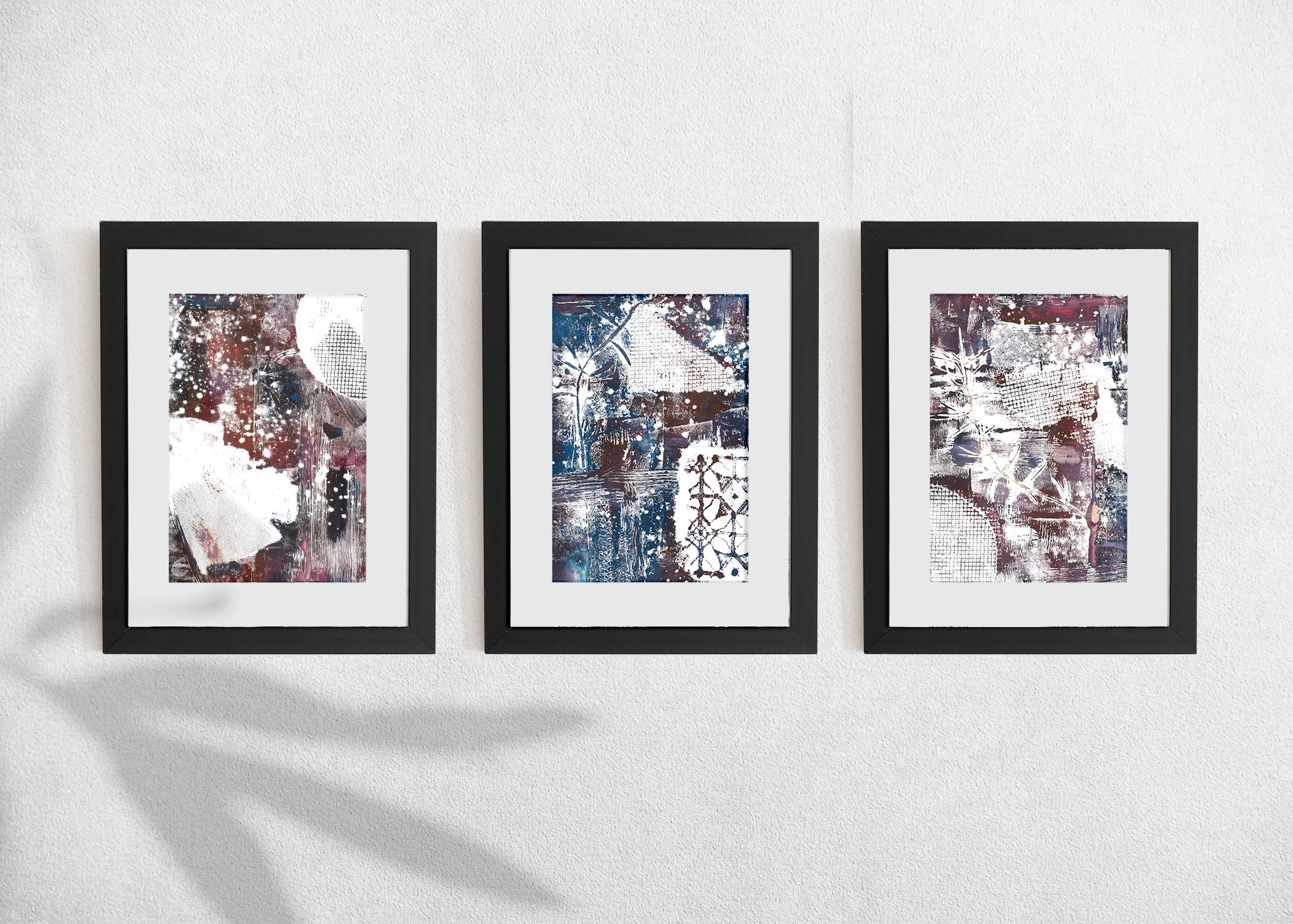 Art Print Monotype Printmaking Handmade Handprinted Limited Edition - Etsy