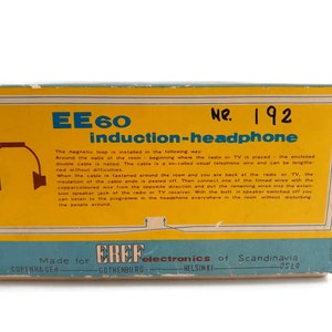 EREF Electronics, Induction-headphone EE 60, Wireless Headset From the ...