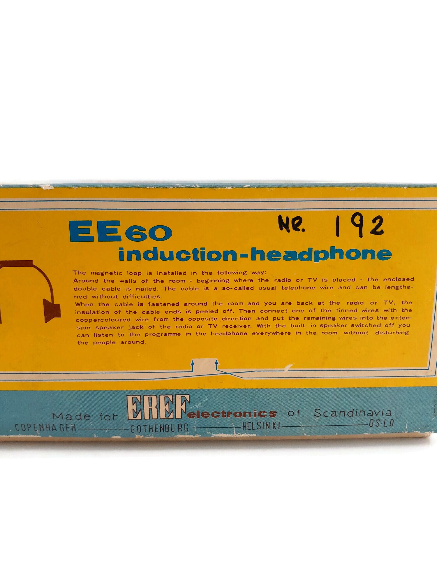 EREF Electronics, Induction-headphone EE 60, Wireless Headset From the ...