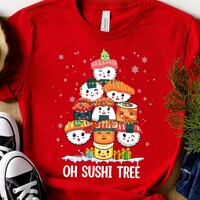 Sushi Character Unisex T-shirt With Sunglasses, Cute Sushi Lover ...