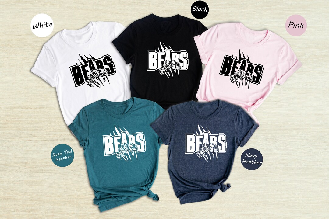 Team Mascot Shirt, Bears Team Mascot Shirt, Bears Team Spirit Shirt ...