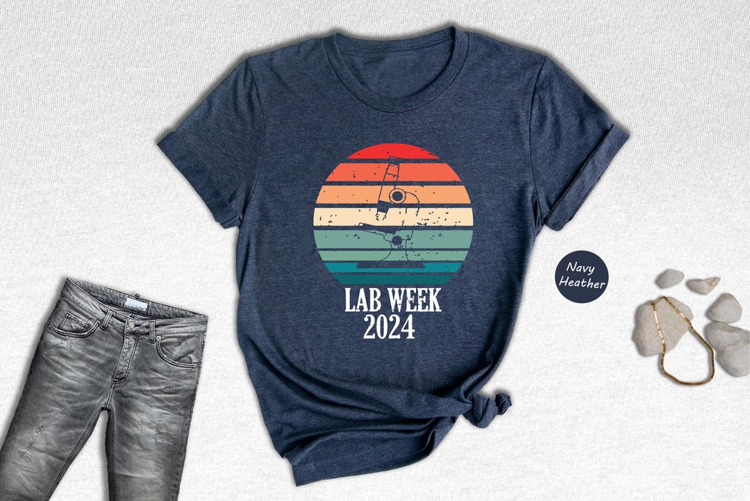 Retro Lab Week 2024 T-shirt, Medical Laboratory Tee, Science Teacher ...