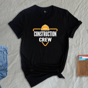Construction Crew Shirt, Construction T-shirt, Construction Party Tee ...