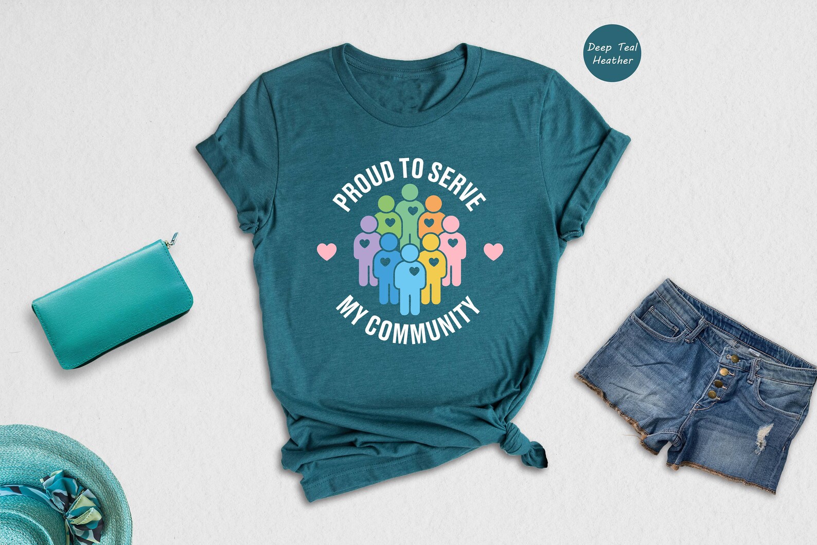 Proud to Serve My Community T-shirt, Volunteer Appreciation Gift - Etsy
