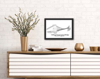 Bristol Line Art - Etsy UK
