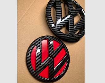 Carbon Fiber Vw Emblem - Etsy
