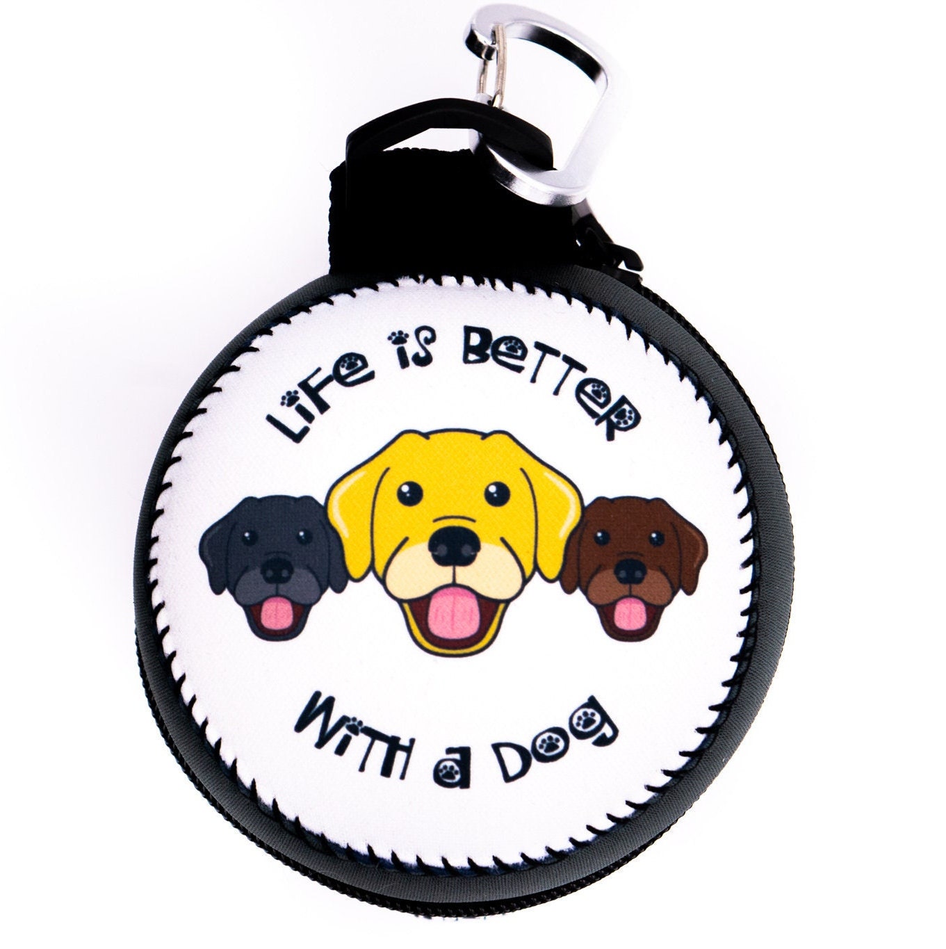 Dicky Bag-dog Faces: A Hands-free, Odour-proof, Dog Poo Bag Holder - Etsy