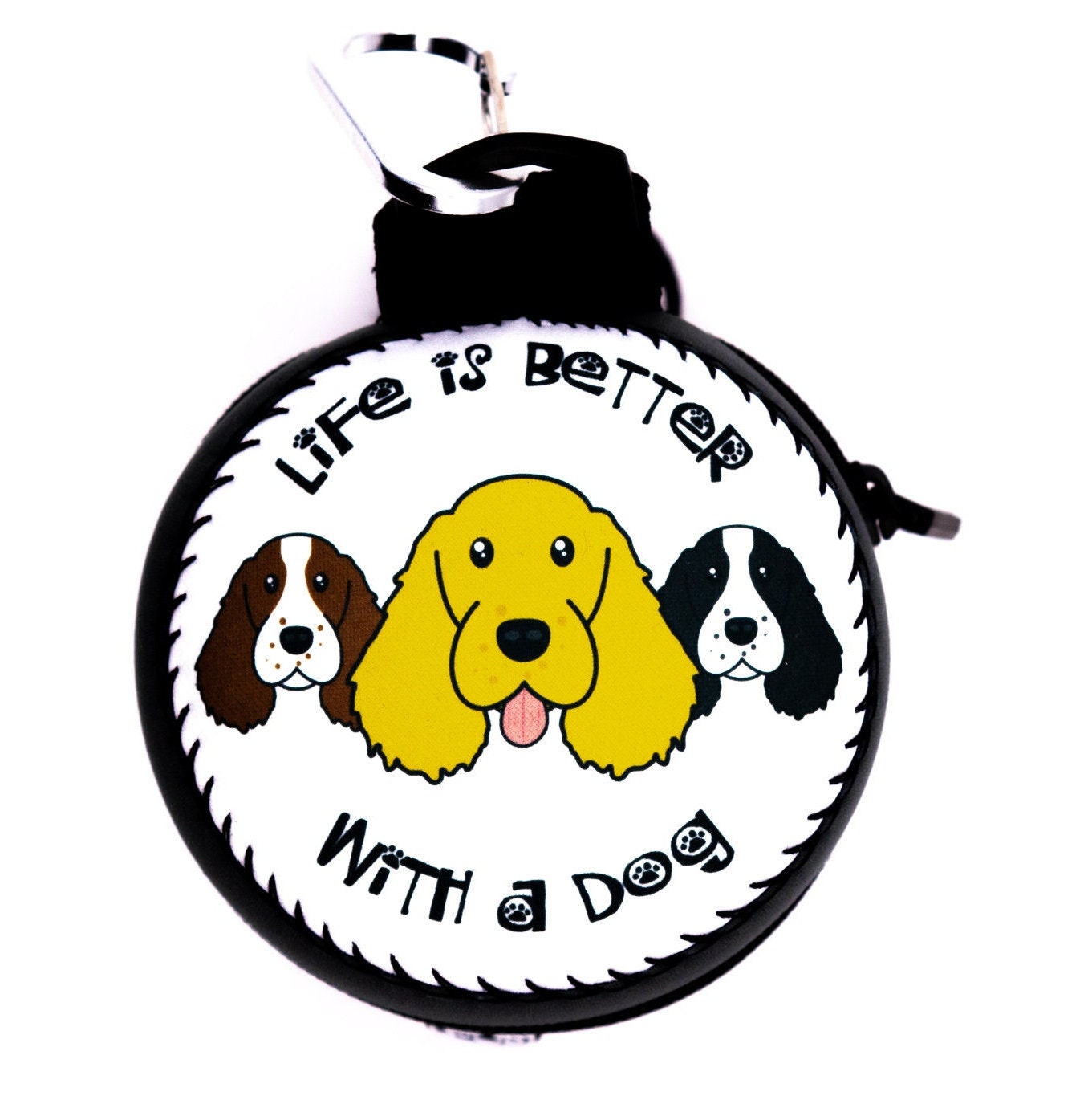 Dicky Bag-dog Faces: A Hands-free, Odour-proof, Dog Poo Bag Holder - Etsy