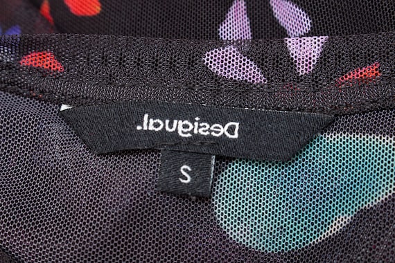 Desigual Midi Dress Mesh Tulle Mandala Floral Pattern… - Gem