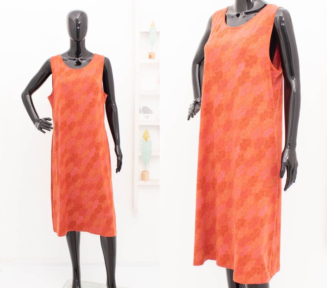 Gudrun Sjoden Dress Leaf Leave Pattern Lyocell/elastane - Etsy