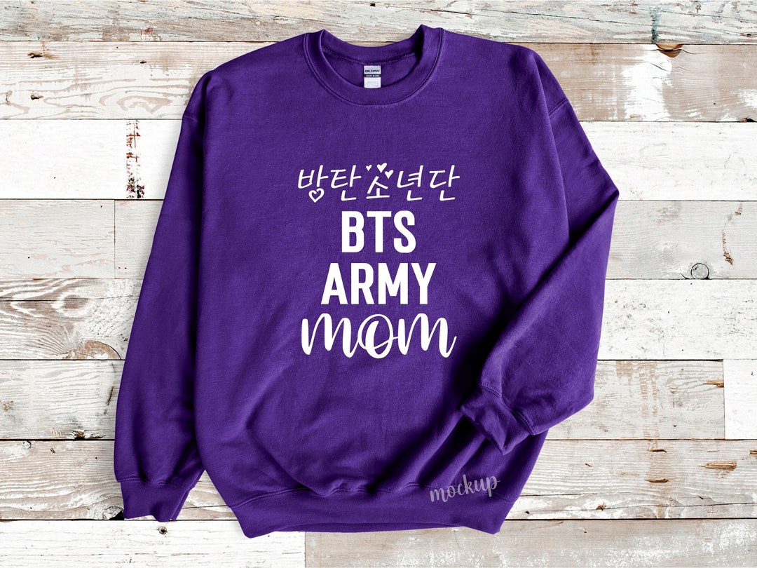 BTS Army Mom Sweatshirt, BTS Mom Gift, K-pop Mom, Mom Christmas Mother's Day Birthday Gift ...
