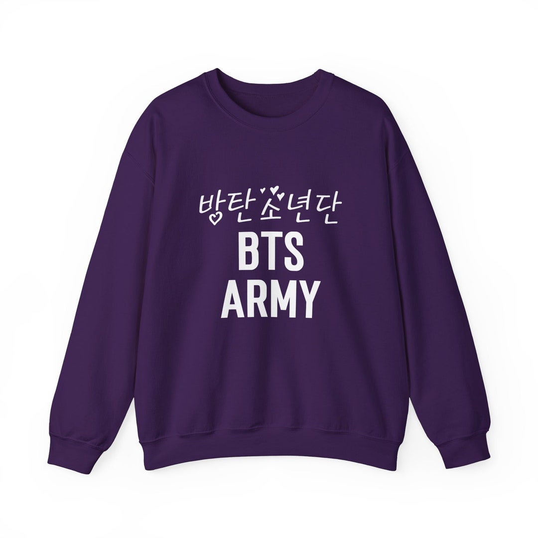 BTS Army Sweatshirt, BTS Army Mom Dad Gift, K-pop Mom Dad, Birthday ...