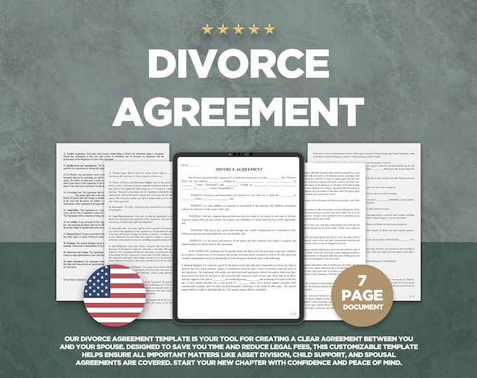 Printable Divorce Papers - Marital Settlement and Legal Separation ...