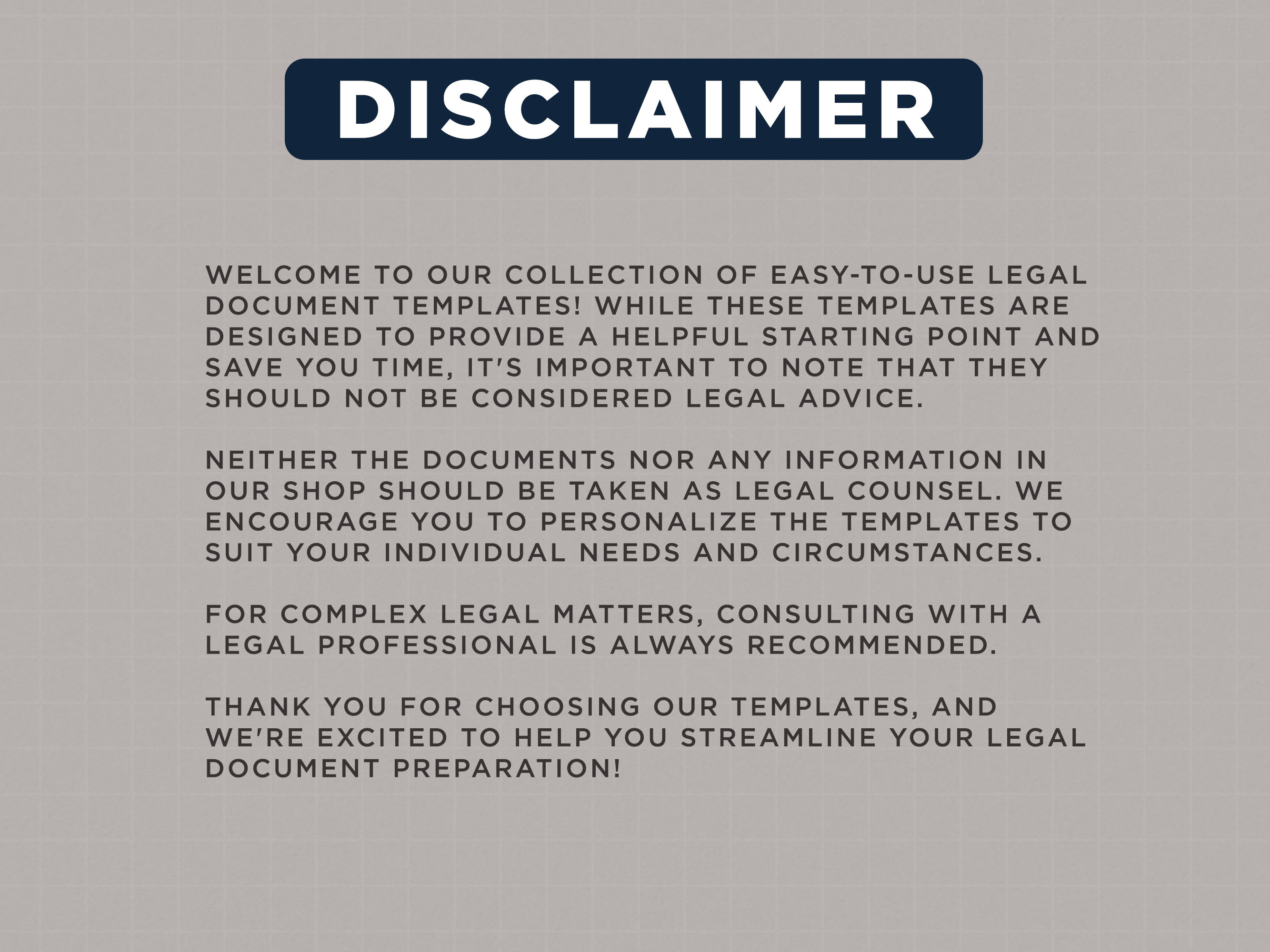 Webshop Legal Documents Bundle PRINTABLE and EDITABLE Legal Forms 6x ...