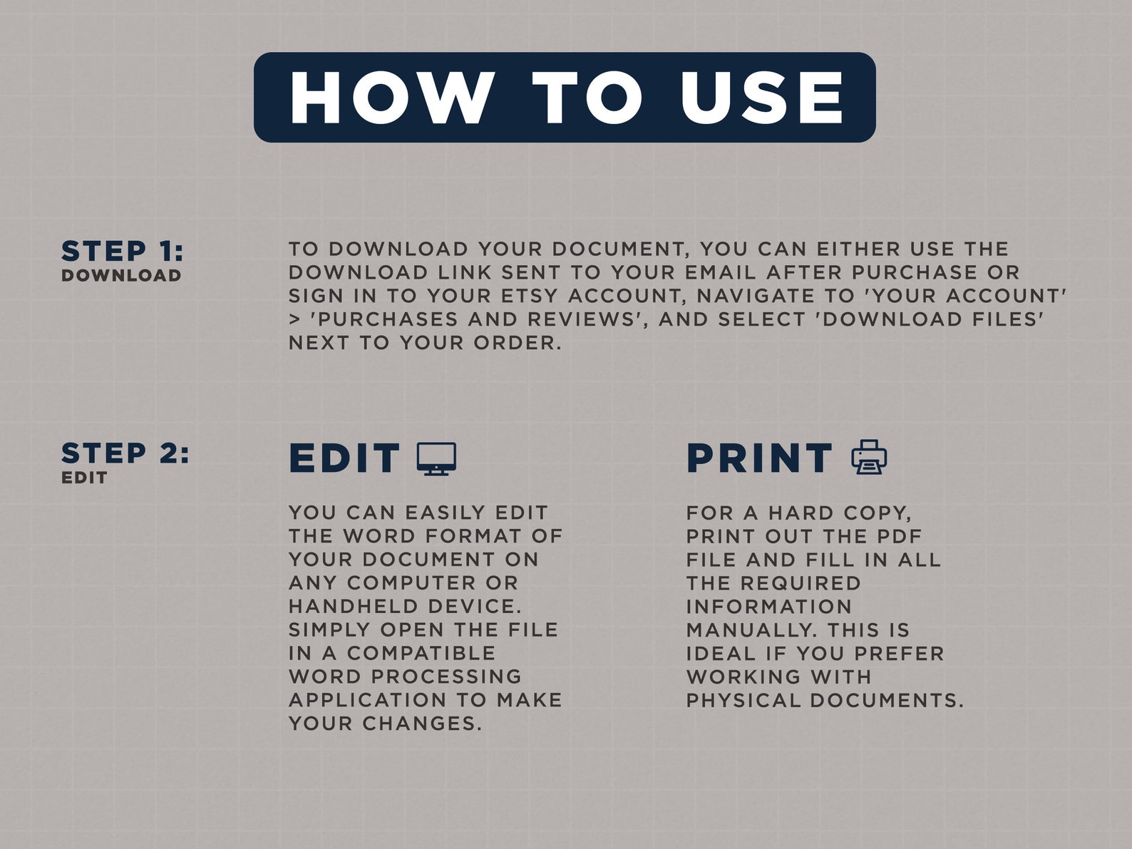 Webshop Legal Documents Bundle PRINTABLE and EDITABLE Legal Forms 6x ...