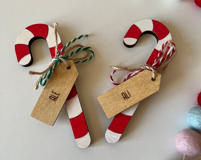 Decorative Wooden Christmas Sticks/ Wooden Christmas Placeholder With ...