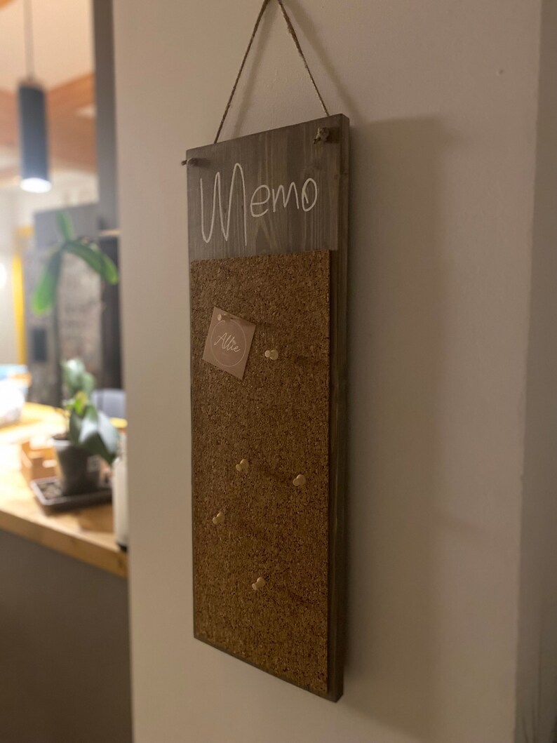 Memo Wooden Panel With Cork/memo Board With Cork/wall Cork for - Etsy