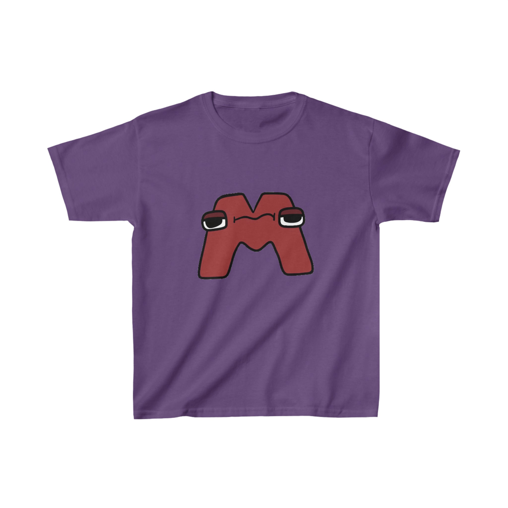 Alphabet Lore Letter M Kids Tee - Youtube ABC Shirt - Etsy