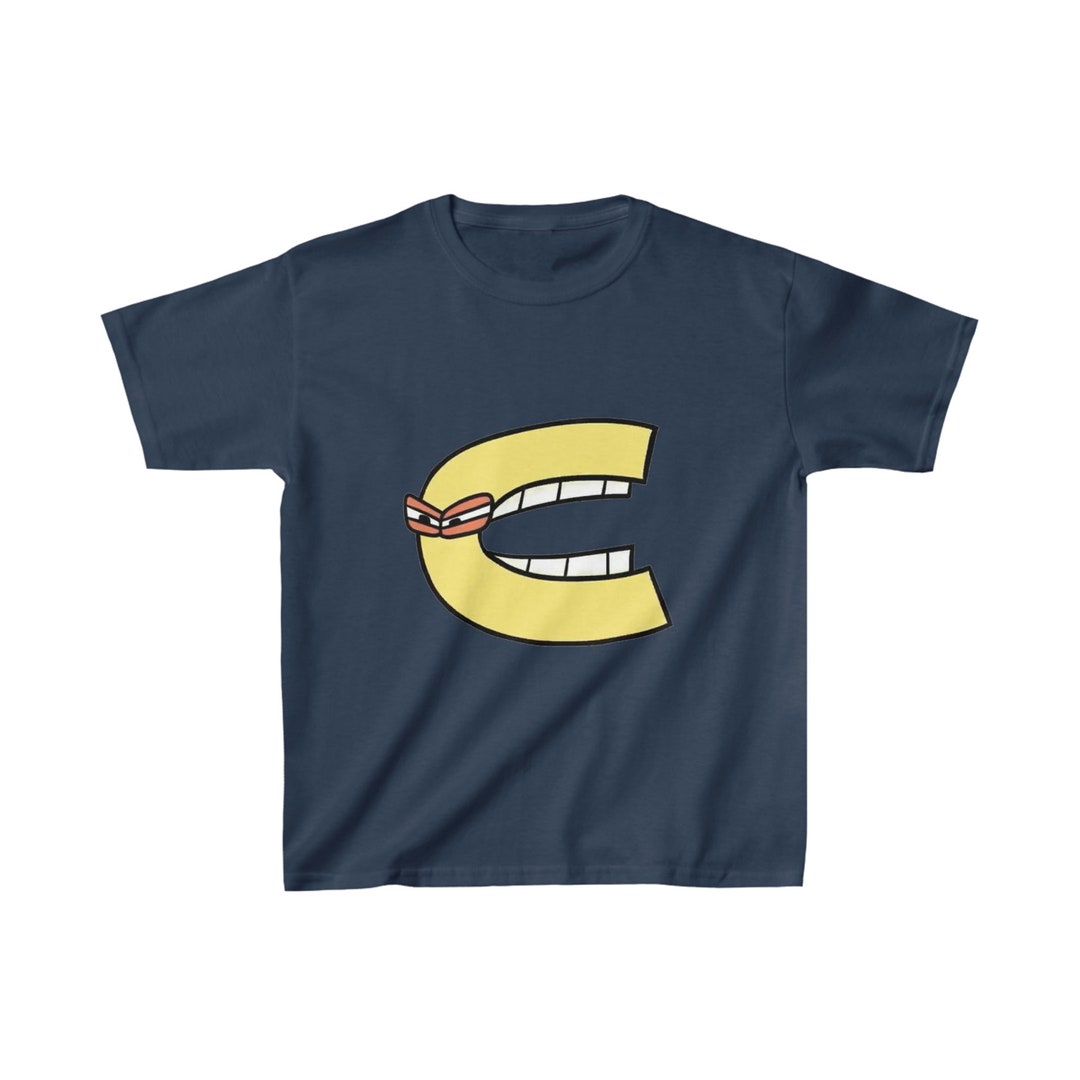 Alphabet Lore Letter C "c" Tee Shirt T-shirt Soft Heavy Cotton Abc's ...