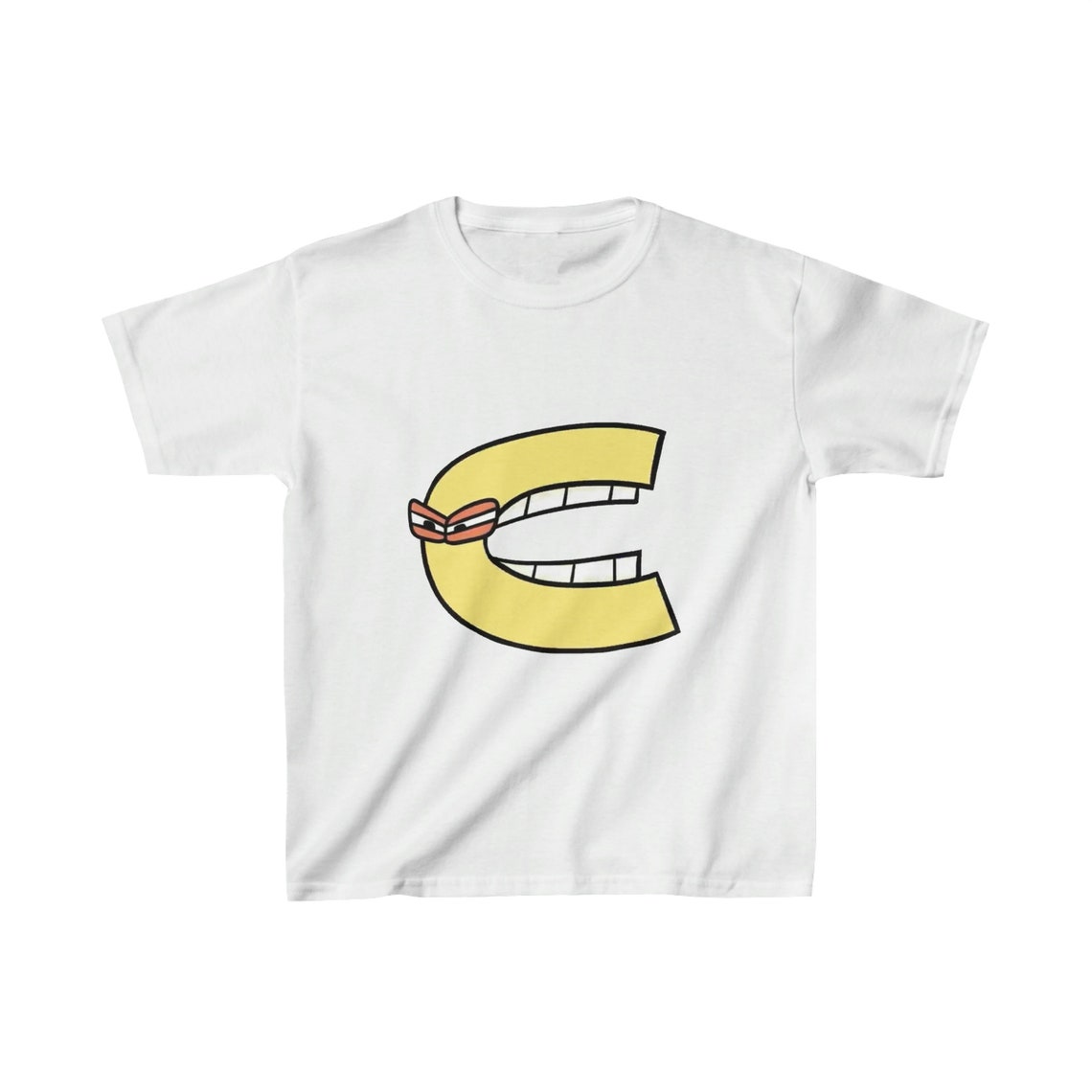 Alphabet Lore Letter C c Tee Shirt T-shirt Soft Heavy Cotton Abc's ...