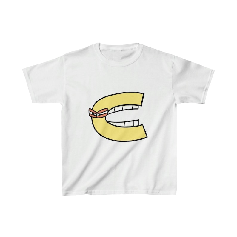 Alphabet Lore Letter C Shirt, Heavy Cotton ABC Tee - Etsy