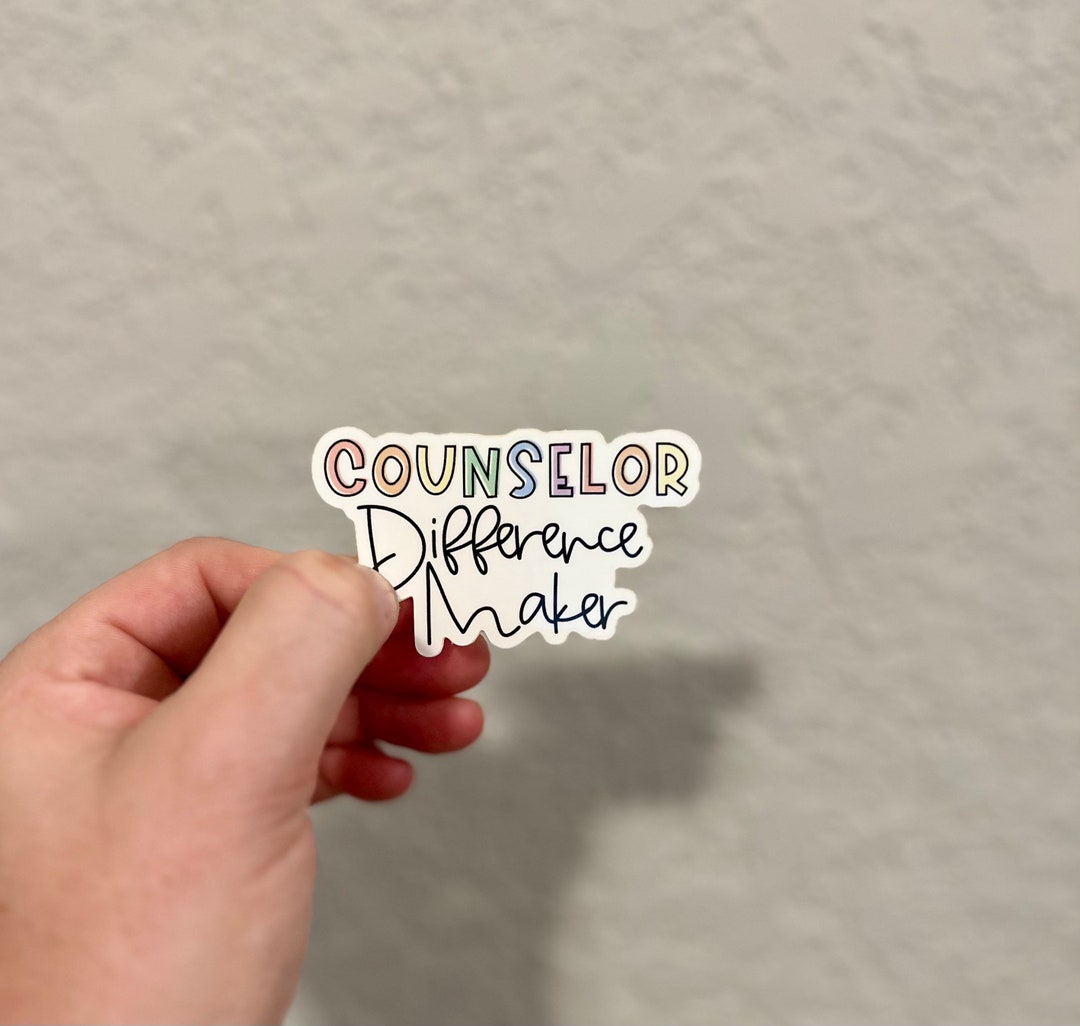 School Counselor Difference Maker Sticker | Diversity Inclusion ...