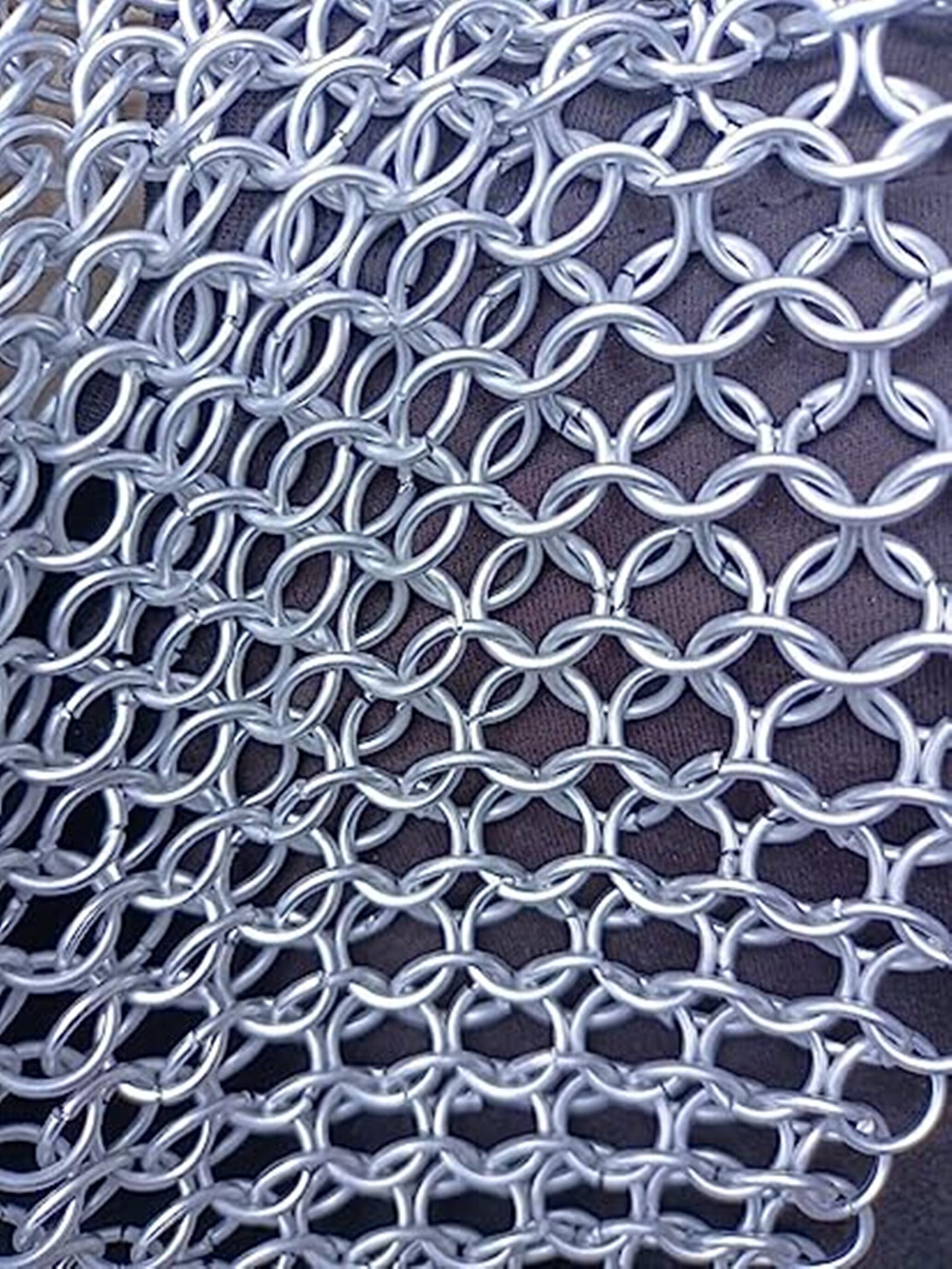 Chainmail Bikini Set Aluminum Butted Ring V-shape Skirt Handmade Unique ...