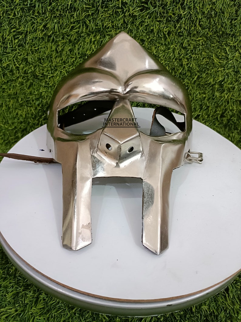 MF Doom Mask | Hand-forged Mild Steel Gladiator Face Mask | Medieval ...