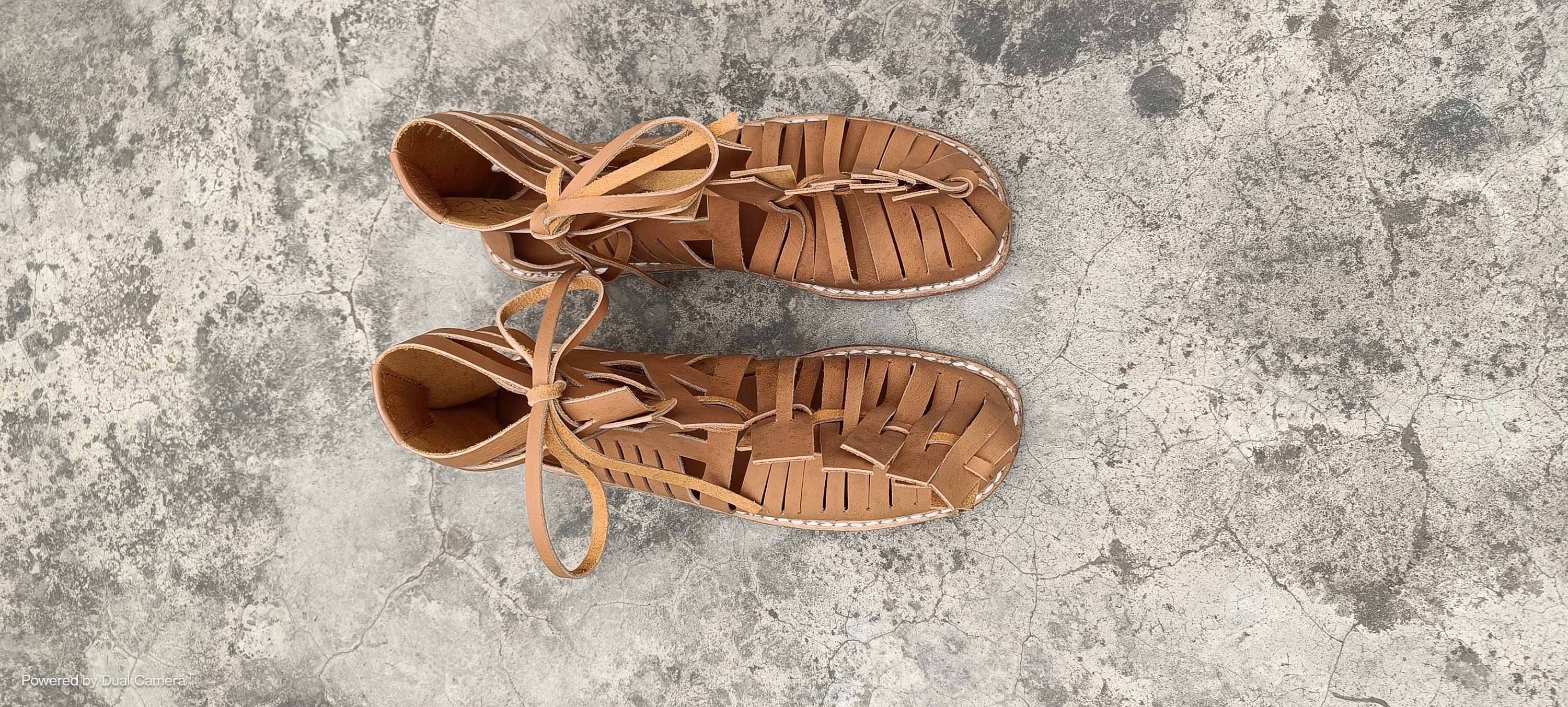 Medieval Roman Sandal Brown Calligue Legionnaire Leather Sandals Greek ...