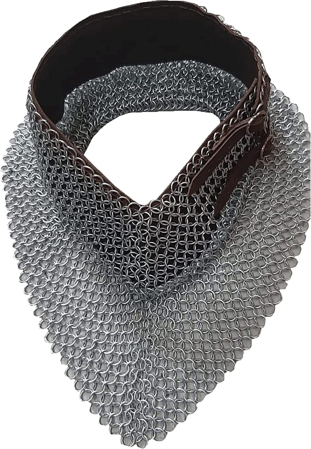 Handcrafted Mild Steel Chainmail Mantle - Medieval Knight Collar for ...