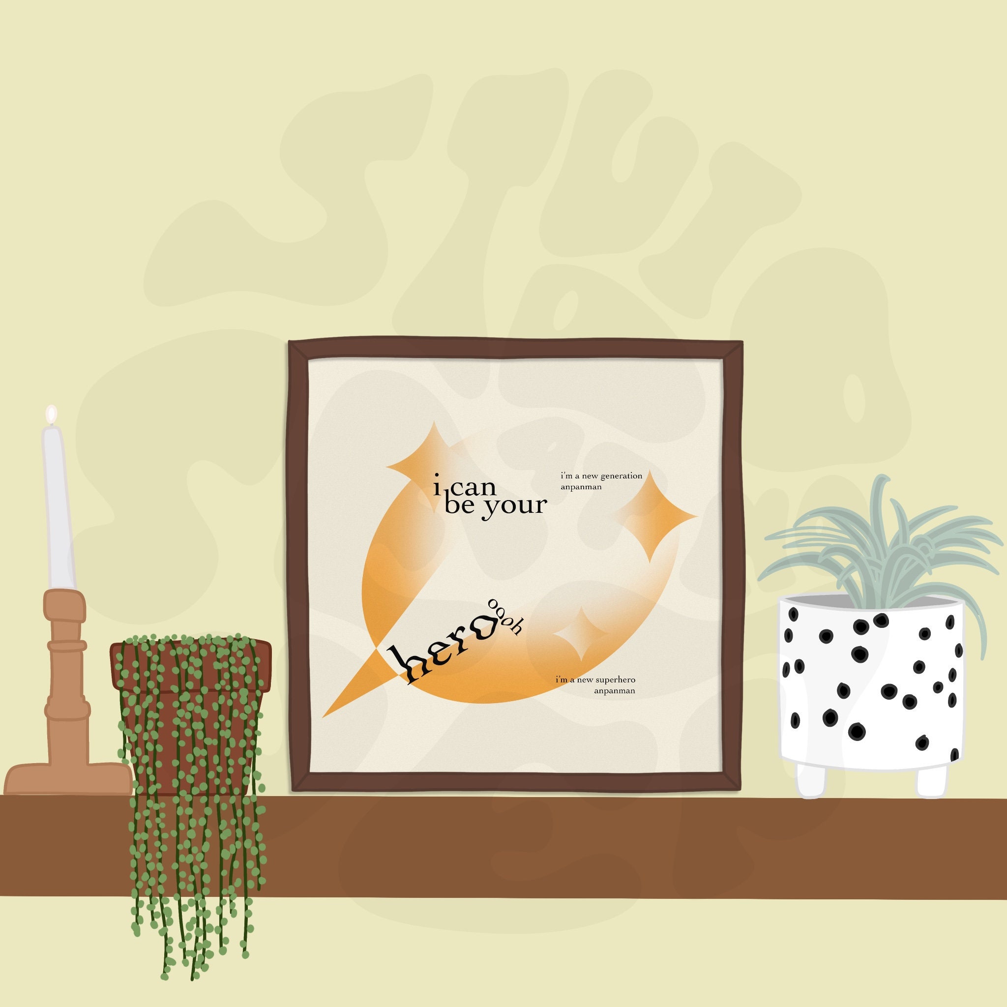 BTS Anpanman Song Lyric DIGITAL Handmade Printable A4 - Etsy