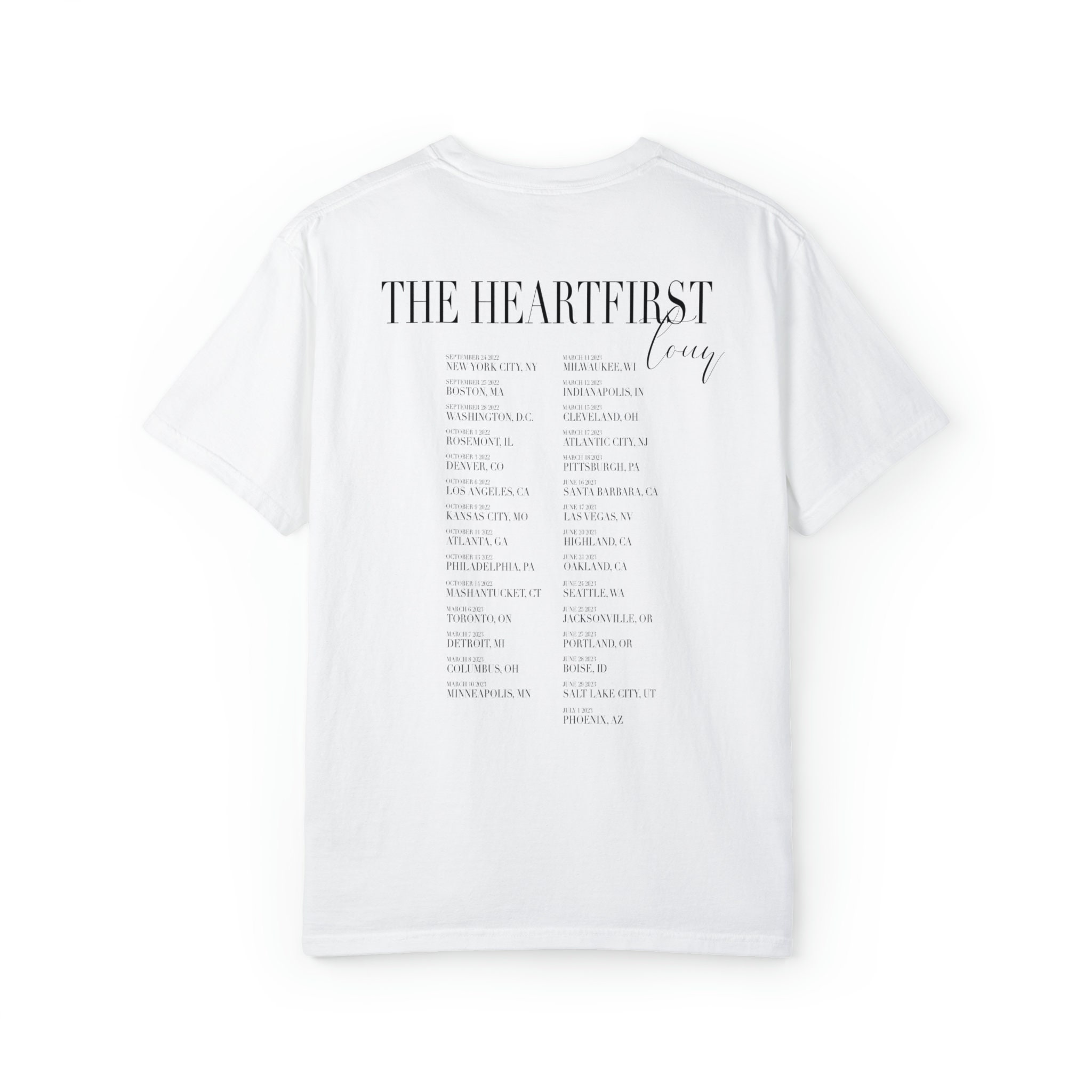 Kelsea Ballerini Heartfirst Tour Eras Tour With Tour Dates - Etsy