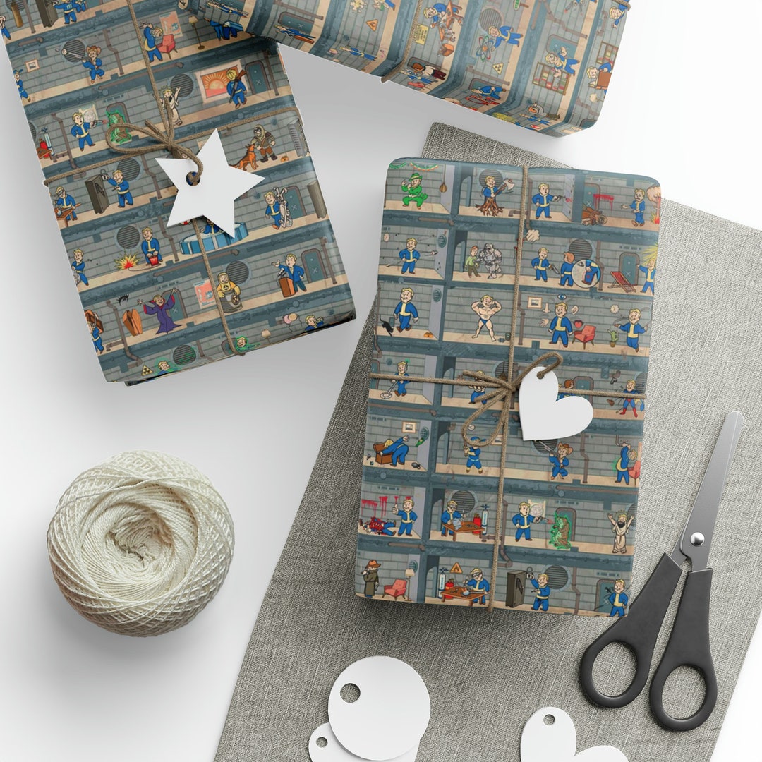 Fallout Vault Boy Perks Wrapping Papers - Etsy