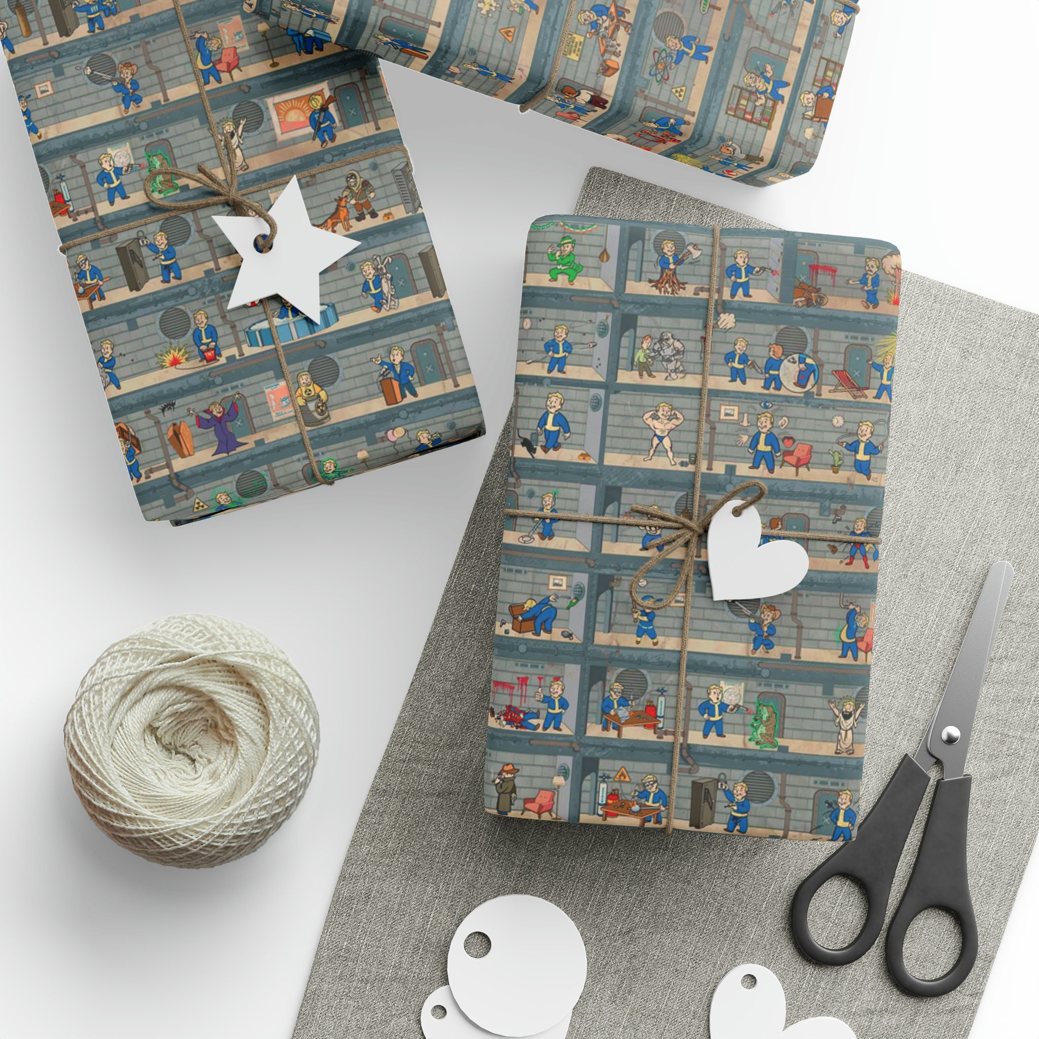 Fallout Vault Boy Perks Wrapping Papers - Etsy