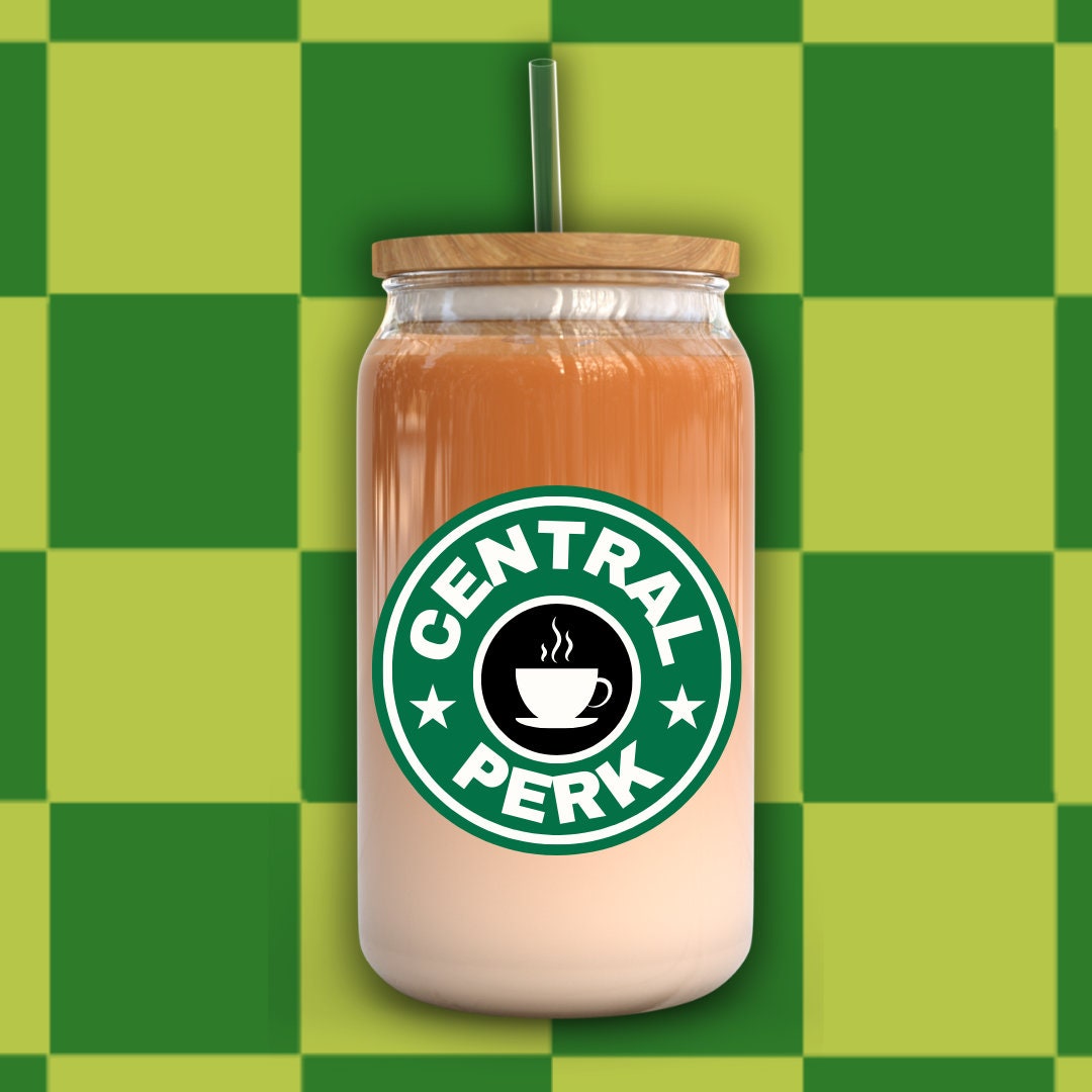 Central Perk Friends Beer Can Glass - Etsy
