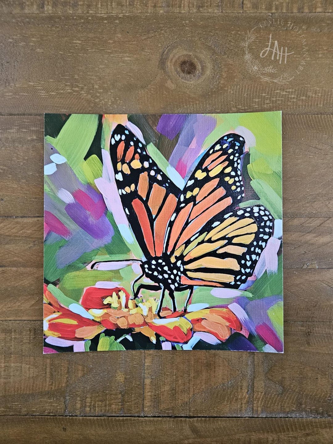 Monarch Butterfly Art Print, Butterfly Painting, Monarch Artwork ...