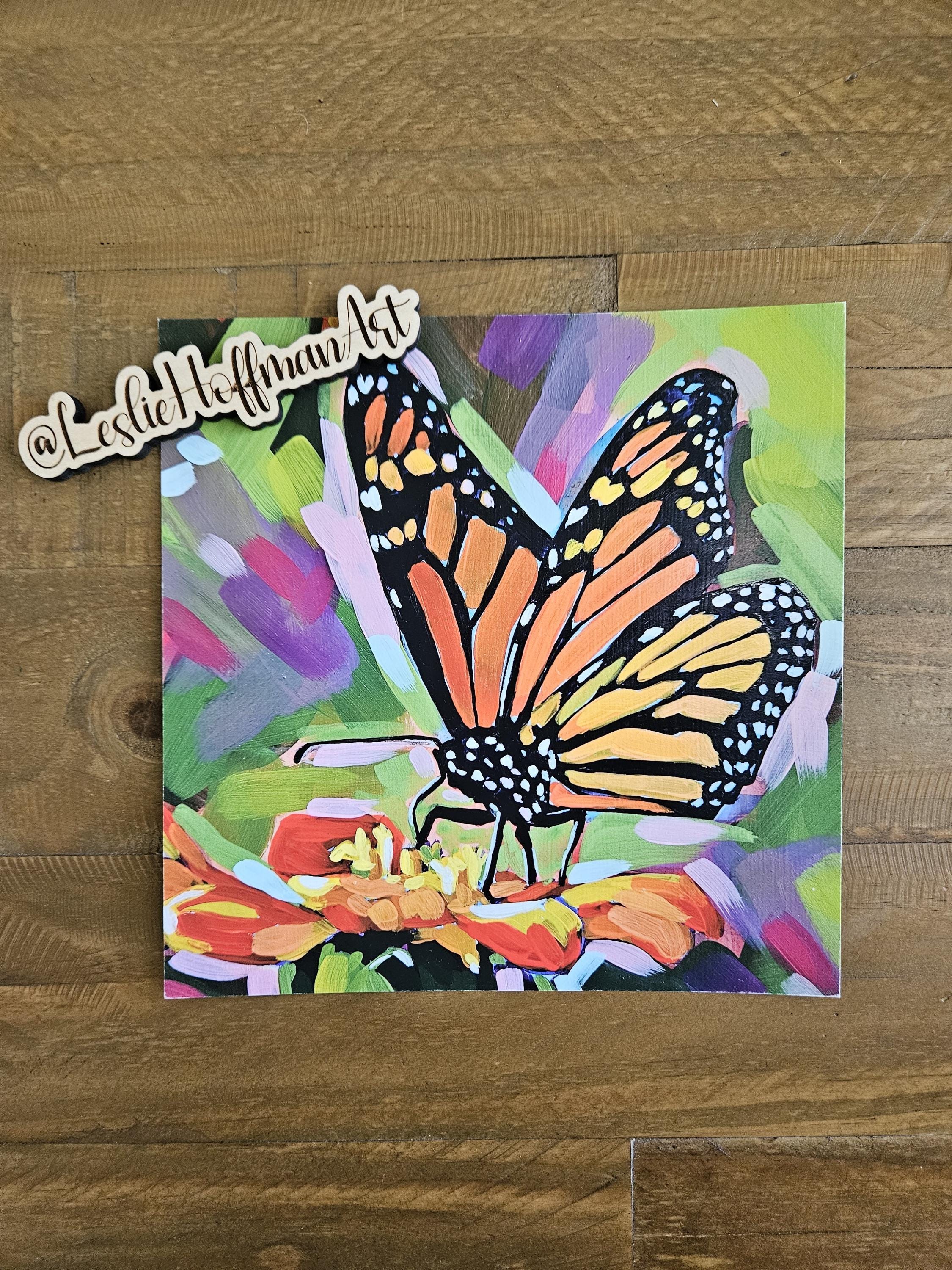 Butterfly Art Print, Monarch Painting, Original Art, Butterfly Artwork ...